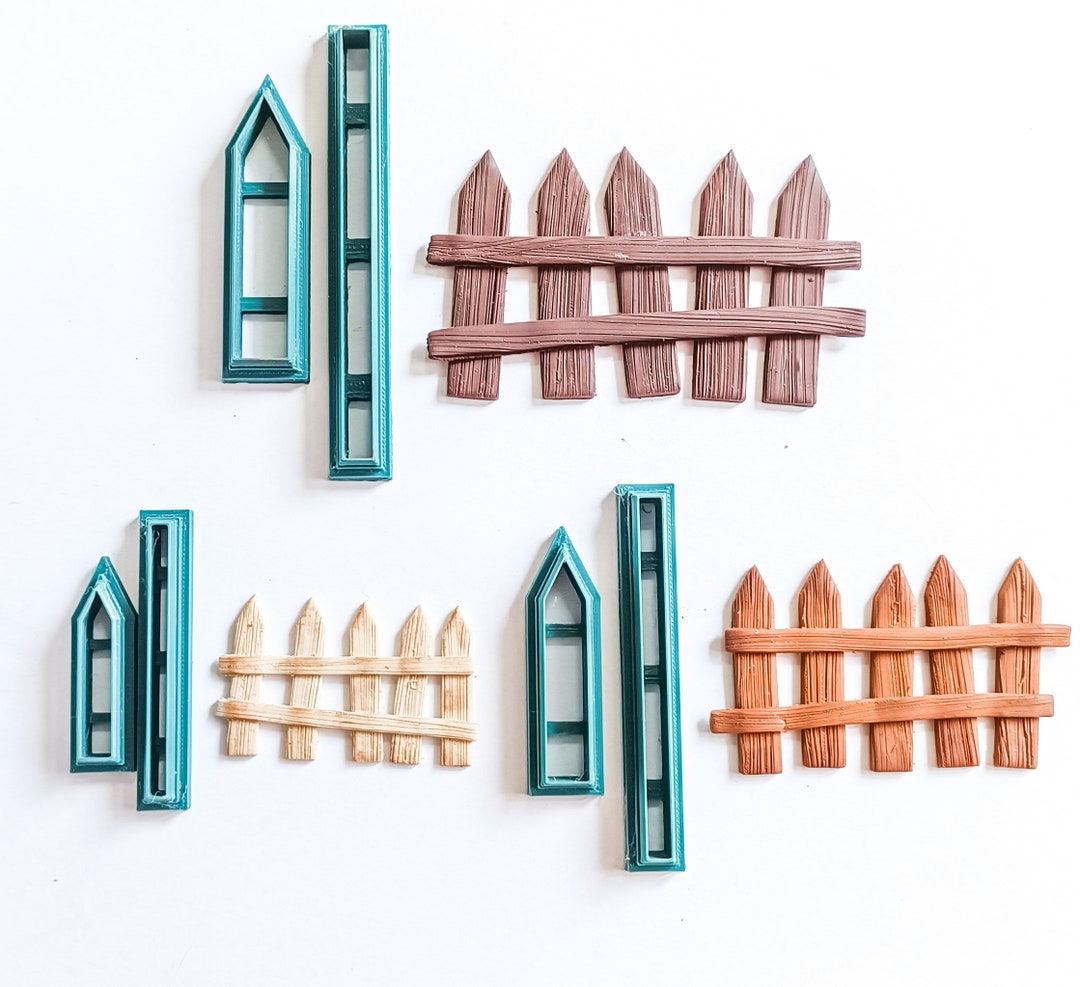 Cutter for Miniatures, Mold for Fimo, Fence Cutter, Miniature Fence ...