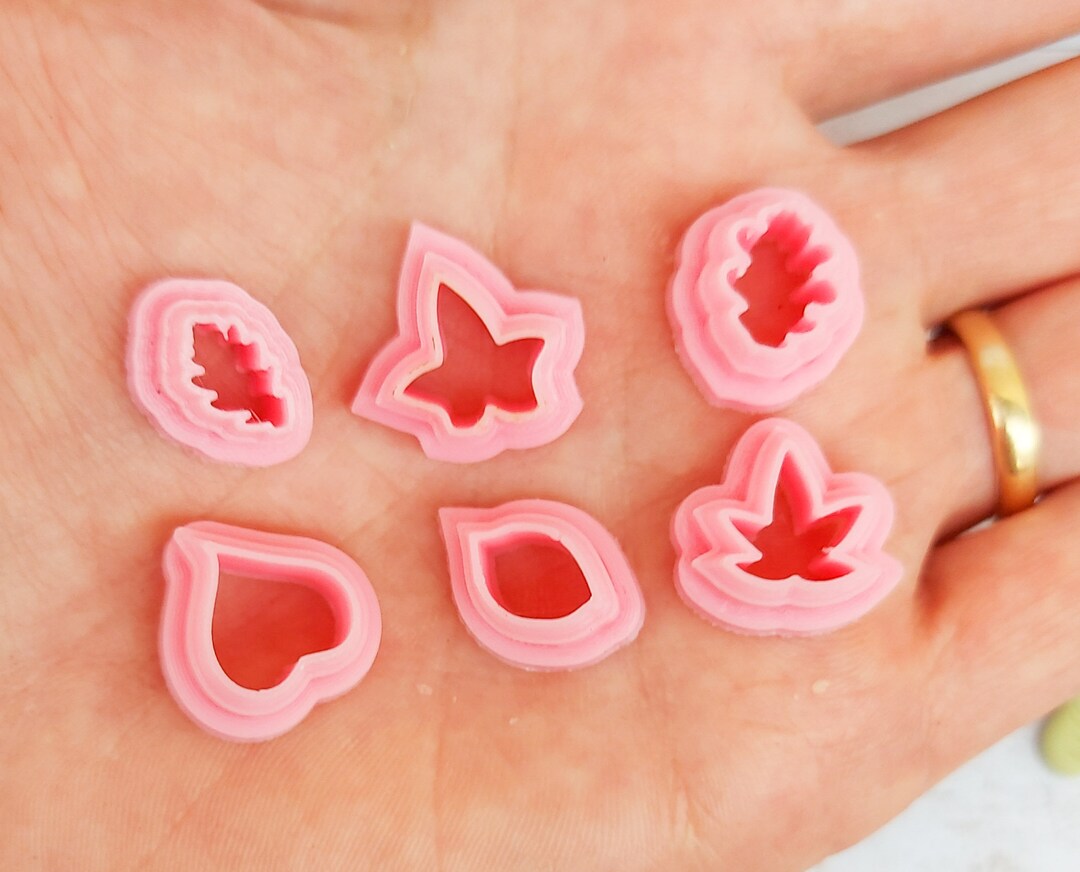 Leaf Cutters Set, Miniature Cutters, Fimo Molds, Jewelry Cutters ...