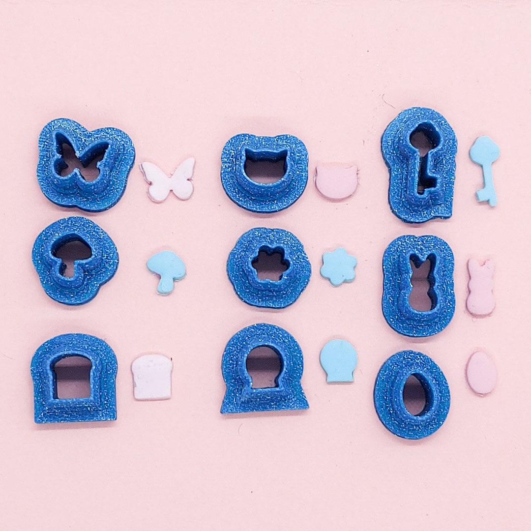 Mini Polymer Clay Cutter, Miniature Cutter, Fimo Molds, Polymer Clay ...