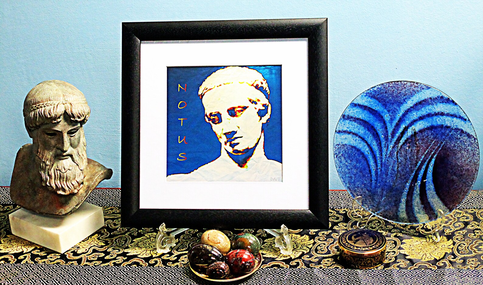 Notus Greek god of the south wind Greek god wind god | Etsy