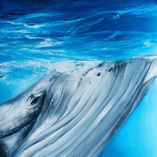 Whale Painting - Etsy