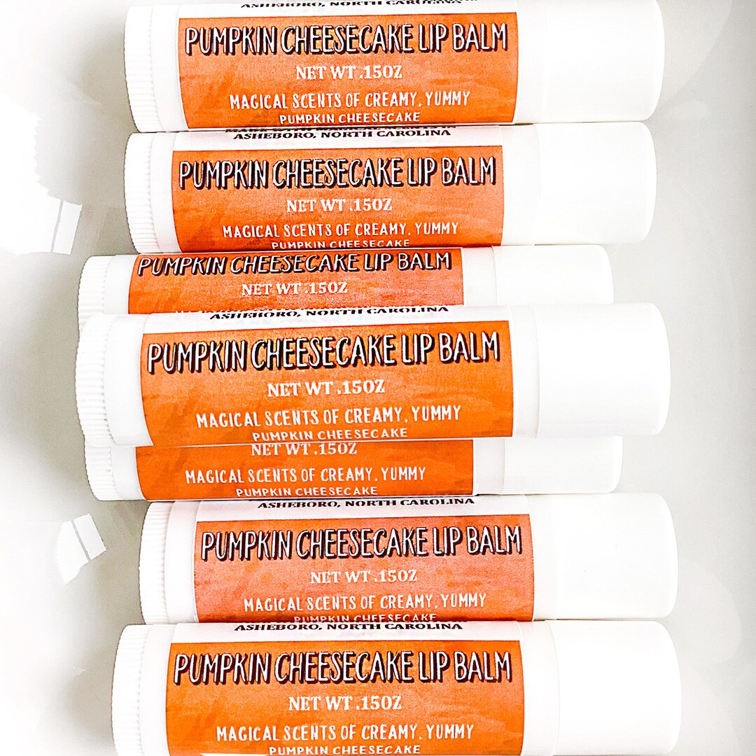 Pumpkin Cheesecake Lip Balm All Natural Lip Balm Flavored Lip Balm ...