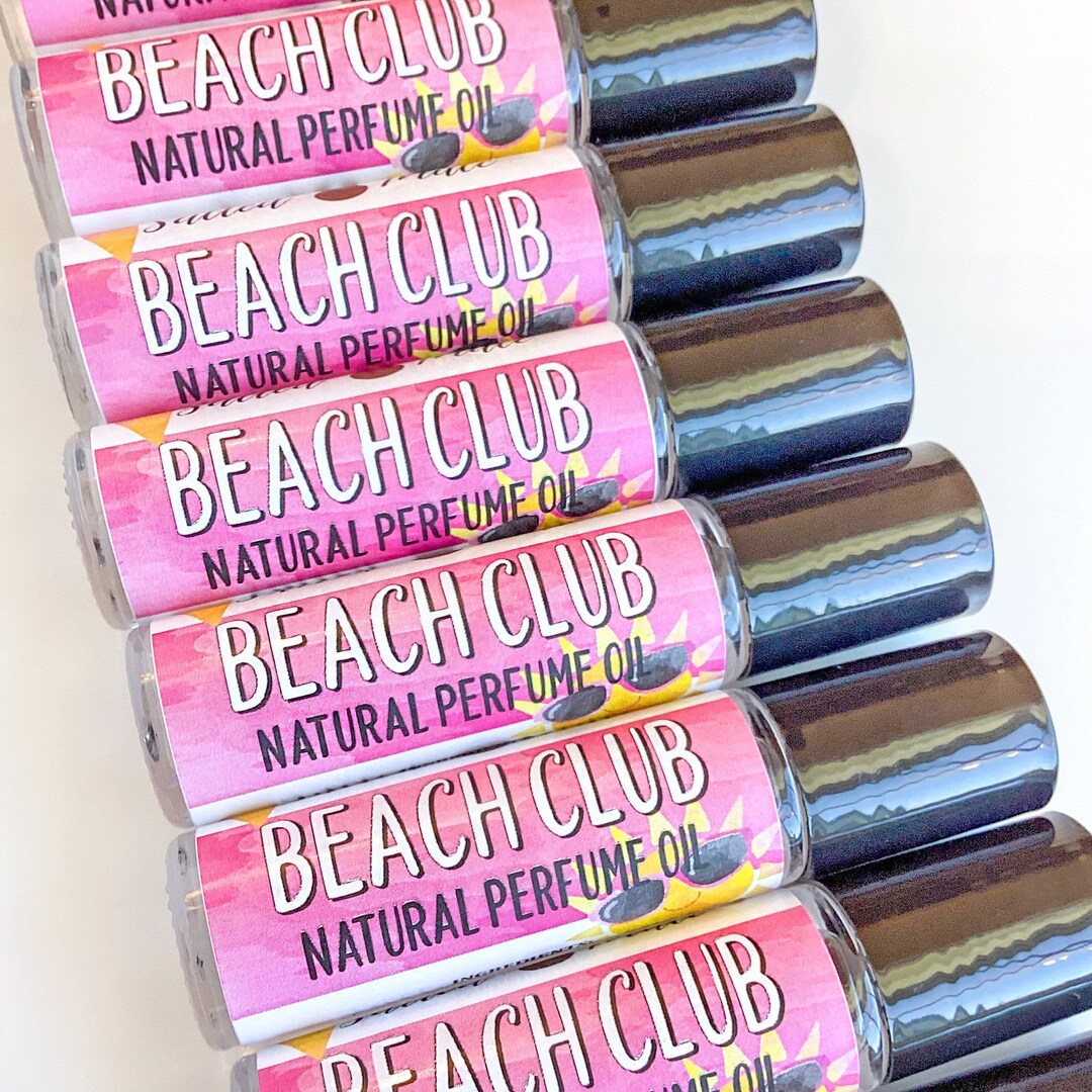 Beach Club | Natural Perfume Oil | Green Clover and Aloe | Vegan | Bath ...