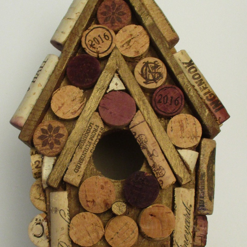 Cork Birdhouse - Etsy