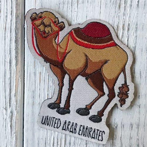 Travel Patch: United Arab Emirates camel | Etsy