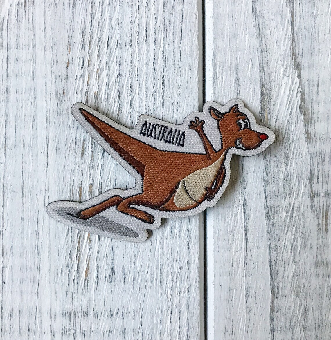 Travel Patch: Australia kangaroo - Etsy