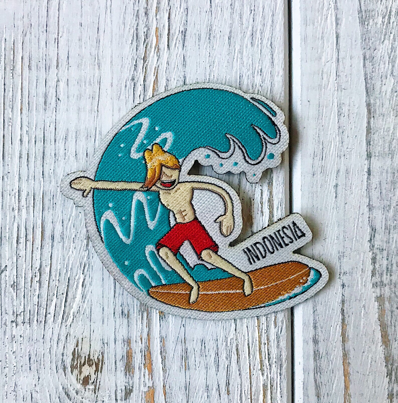 Travel Patch: Indonesia surfing - Etsy