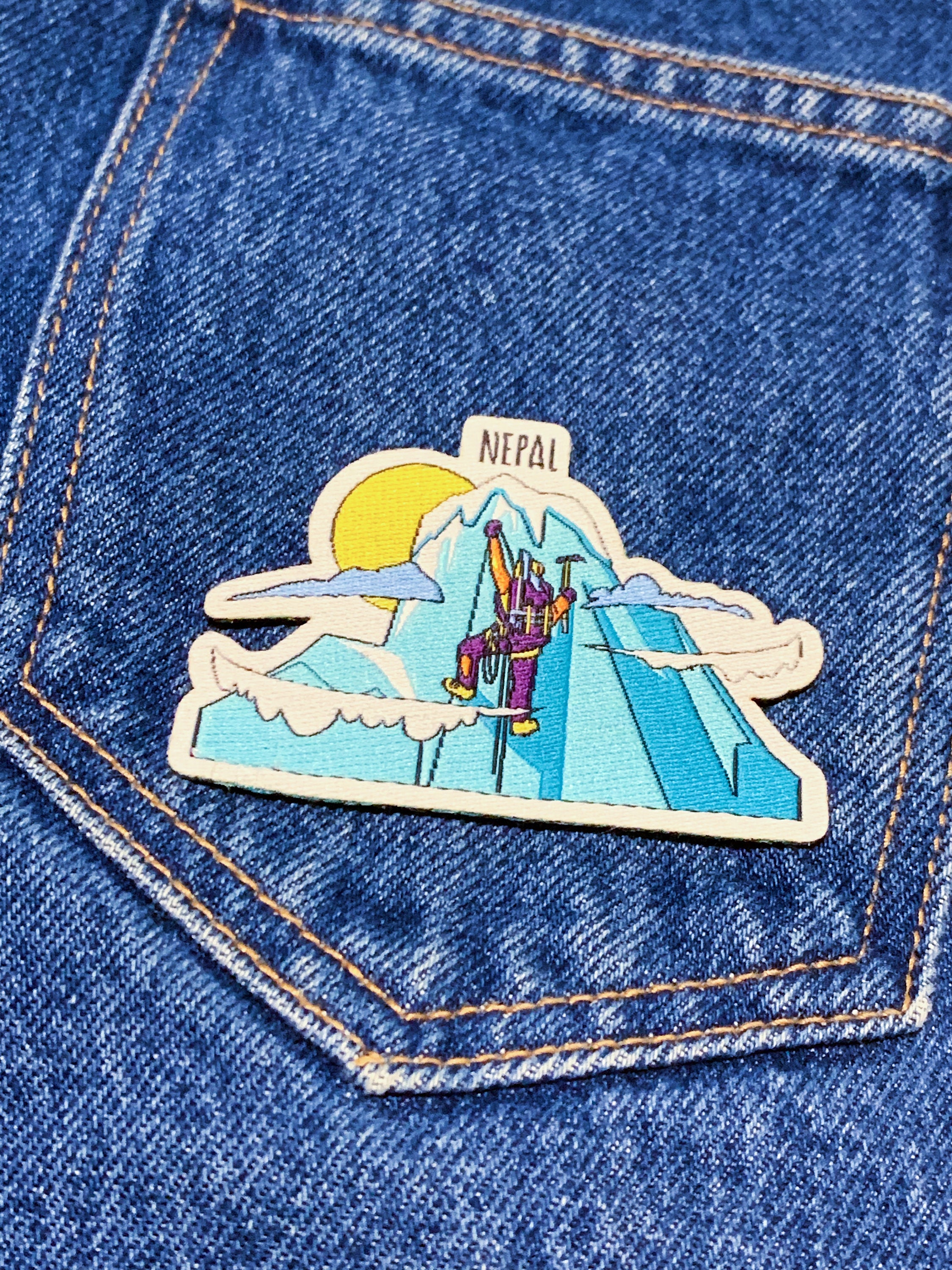 Travel Patch: Nepal (mount Everest) - Etsy
