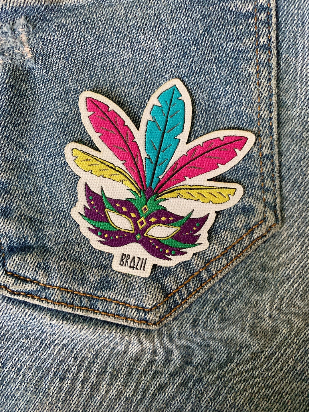 Travel Patch: Brazil (carnival Mask) - Etsy