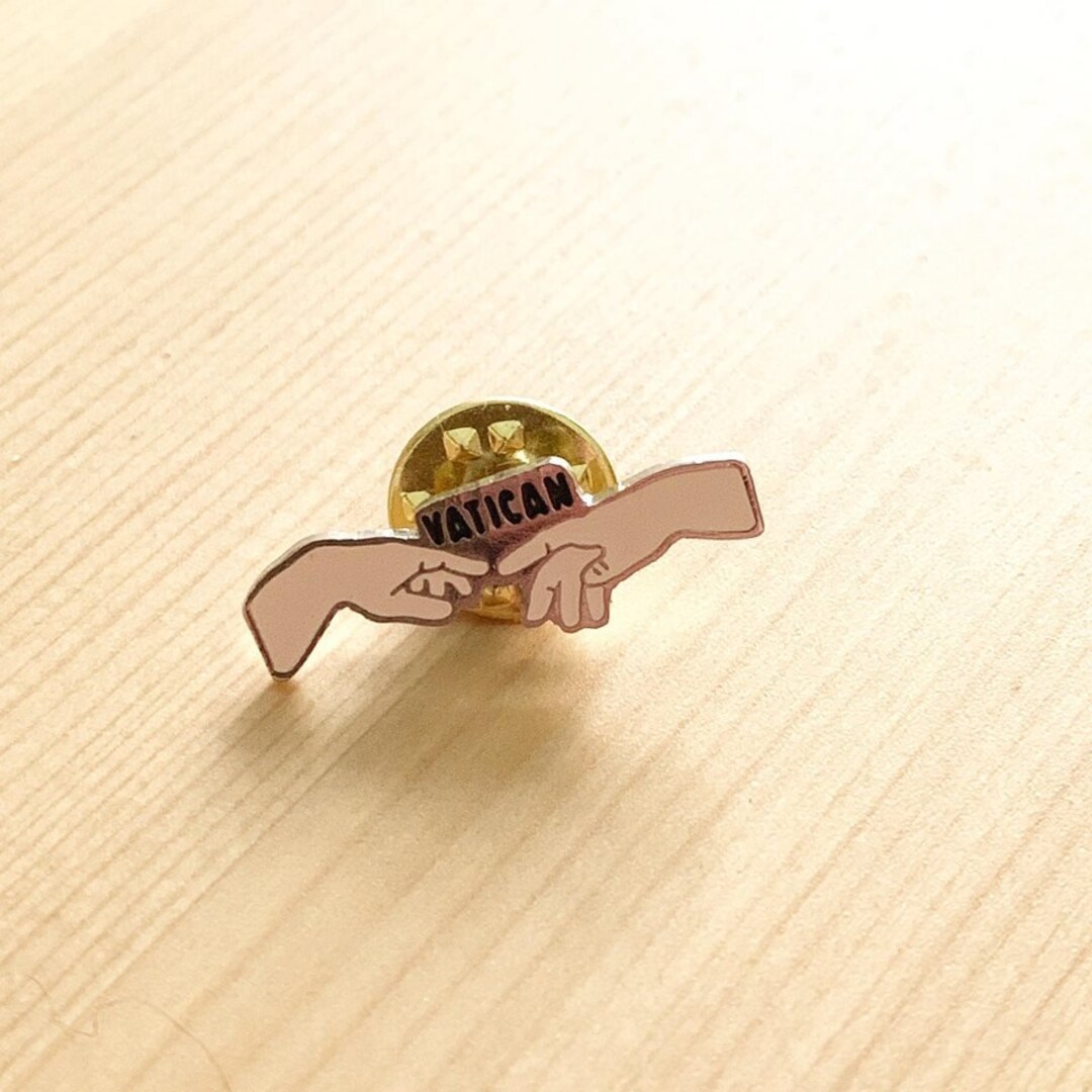 Travel Pin: Vatican (michelangelo's Creation of Adam) - Etsy