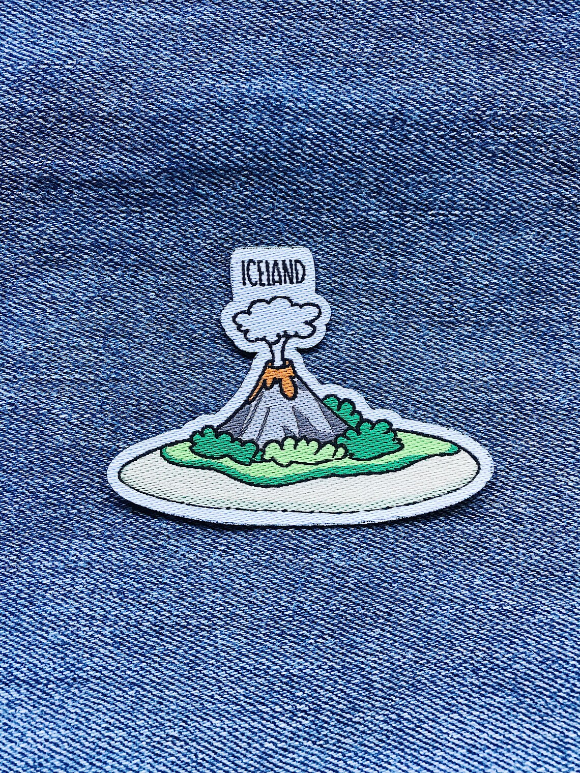 Travel Patch: Iceland volcano | Etsy