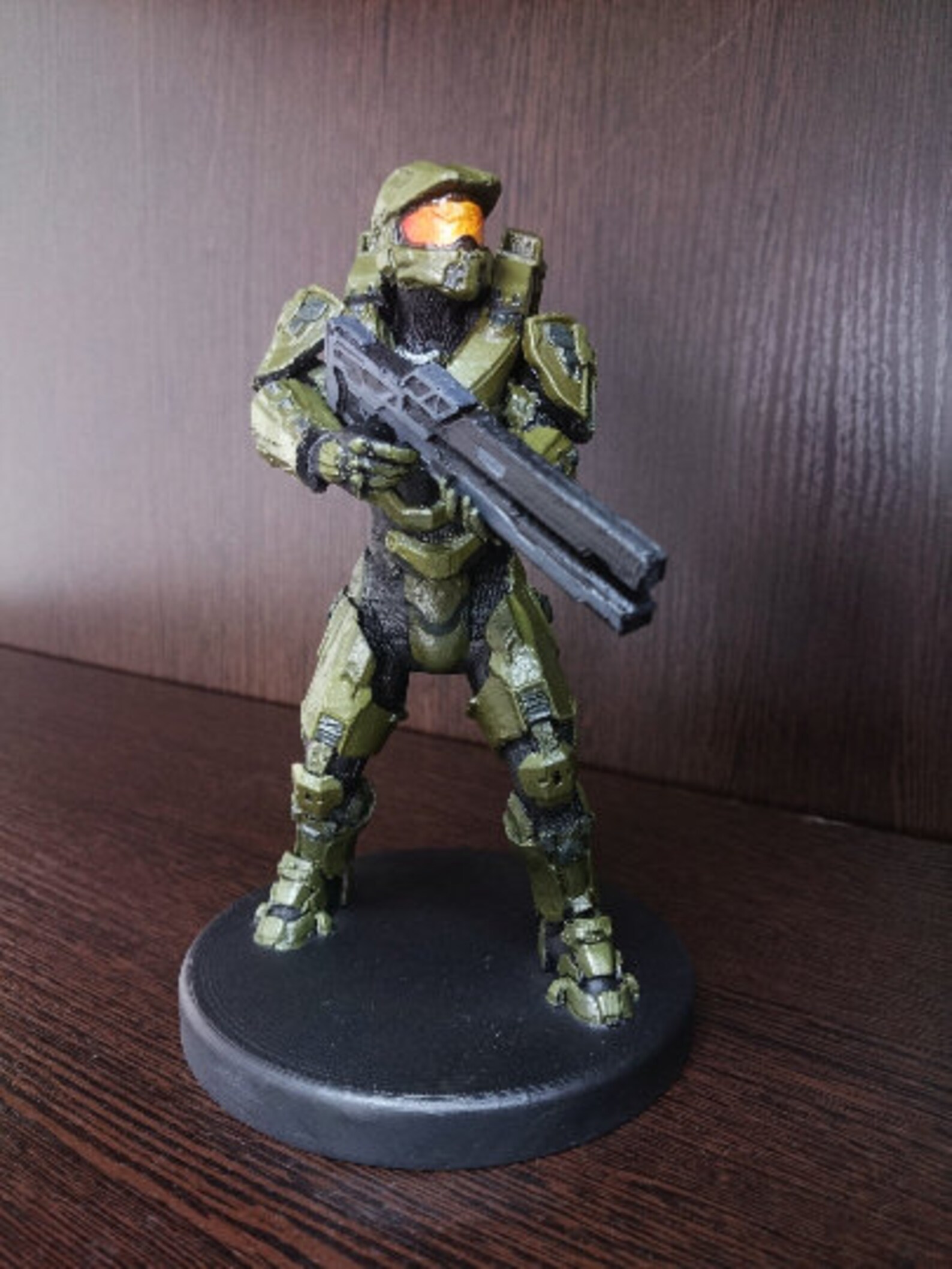 Master Chief sculpture Halo figure Halo miniature Master | Etsy