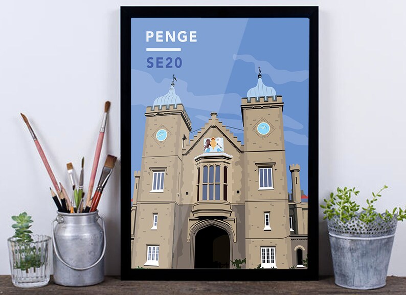 Penge Waterman's Square SE20 Giclée Art Print South London Poster - Etsy