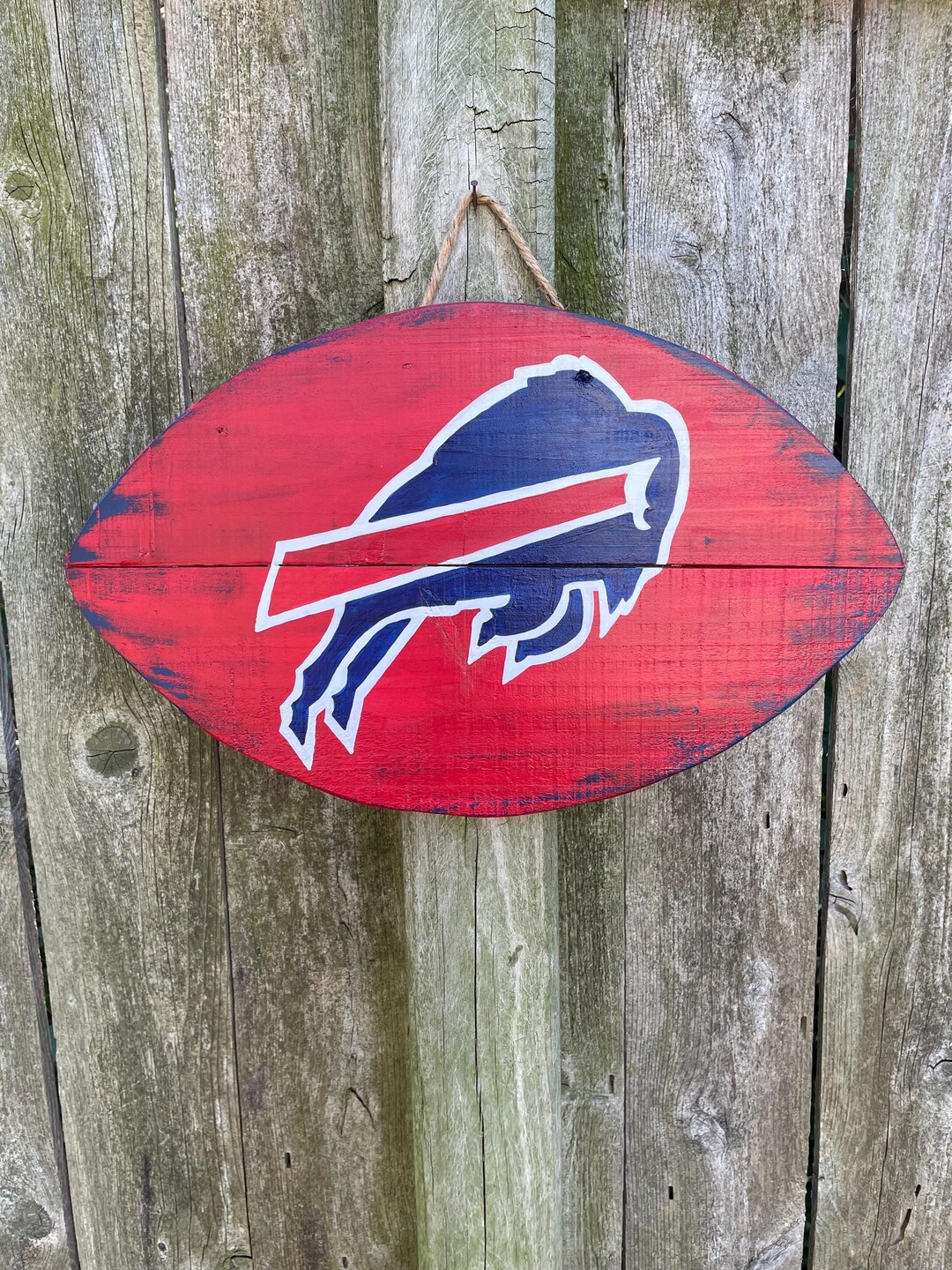 Buffalo Bills Pallet Wood Football Sign - Etsy