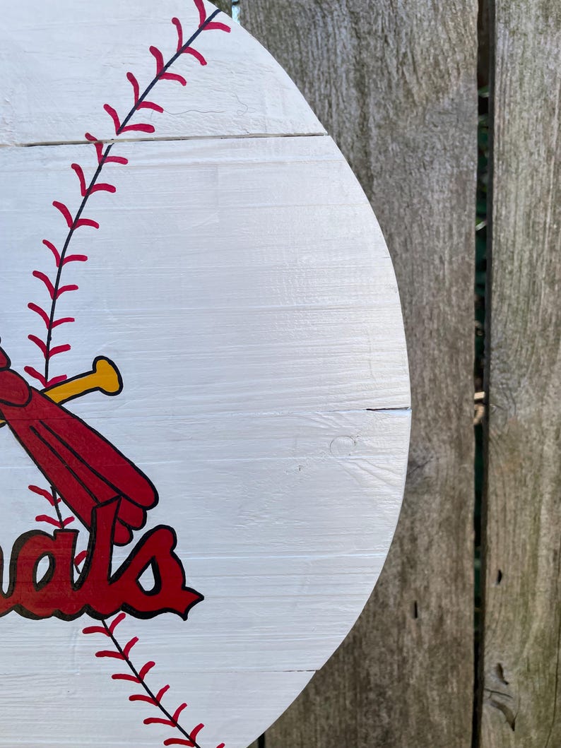 St Louis Cardinals Pallet Wood Baseball Sign - Etsy