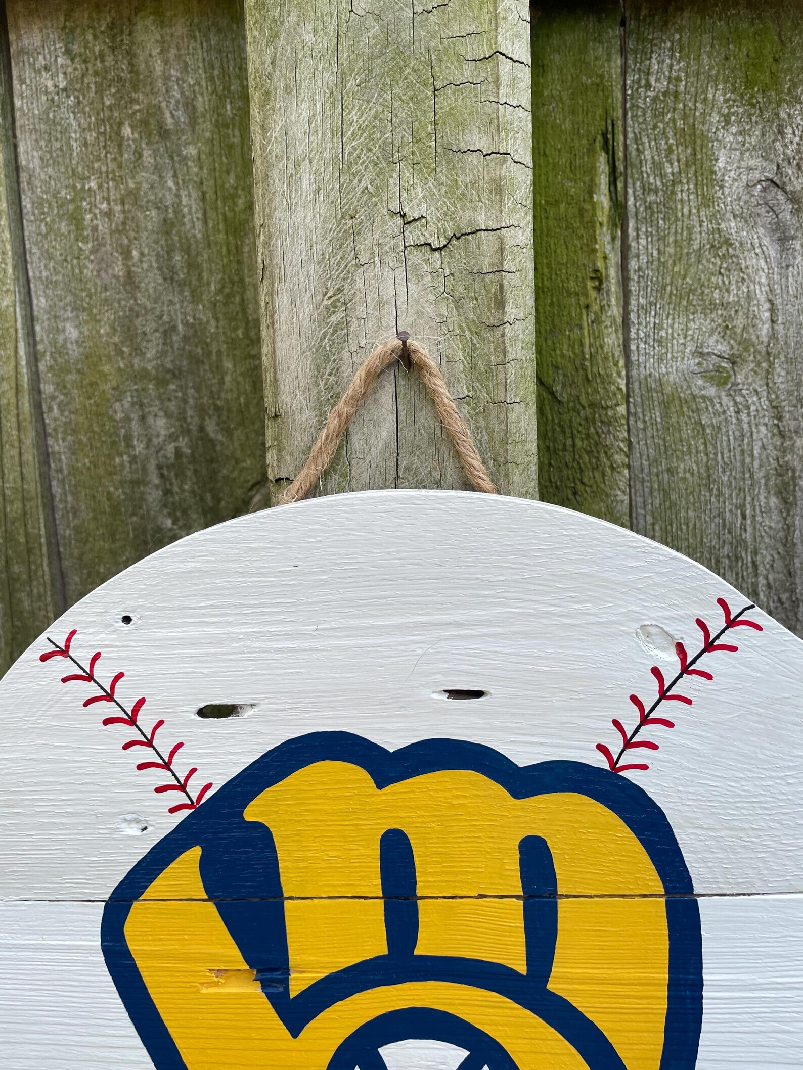 Milwaukee Brewers Pallet Wood Baseball Sign - Etsy
