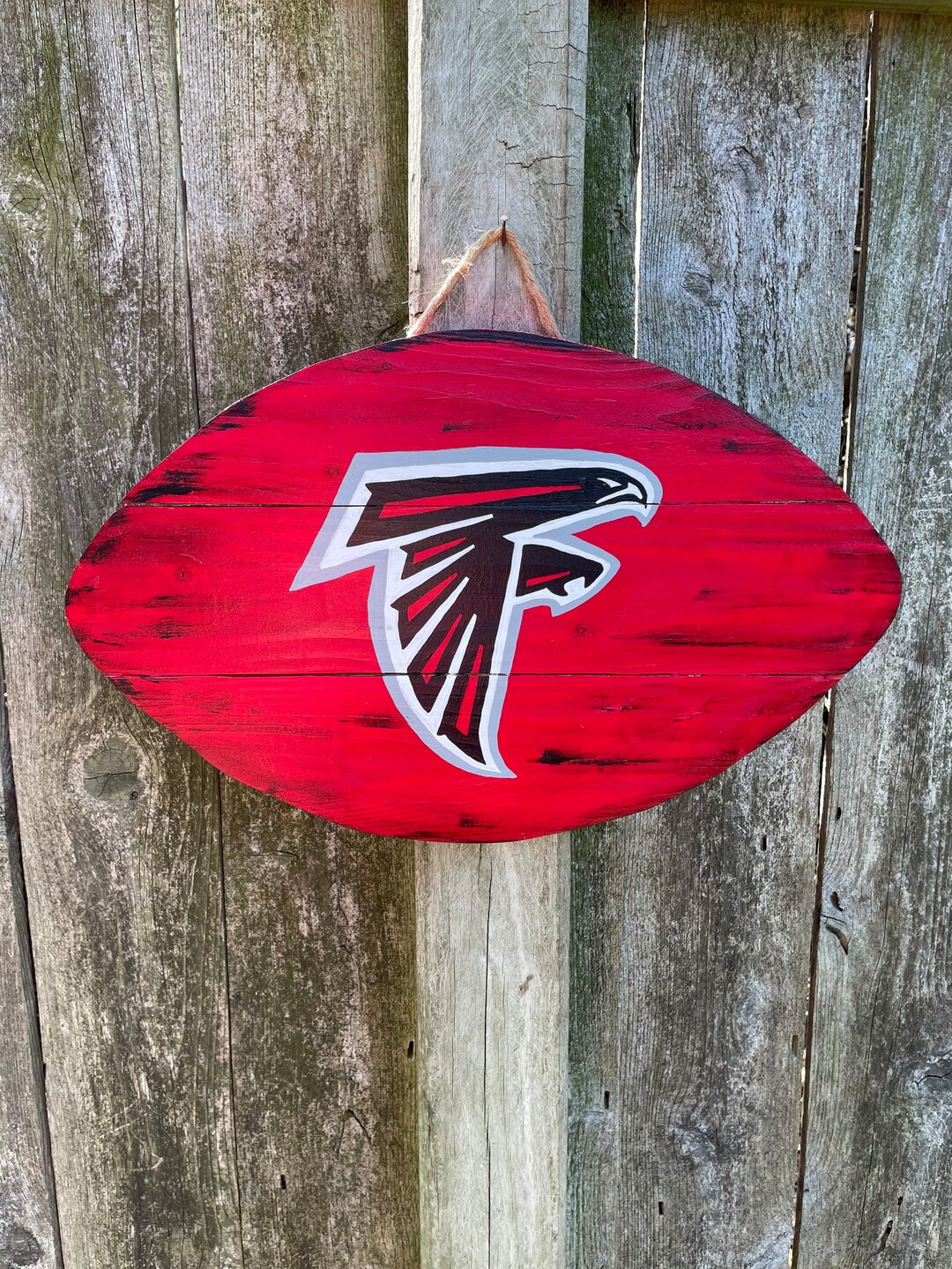 Atlanta Falcons Pallet Wood Football Sign - Etsy