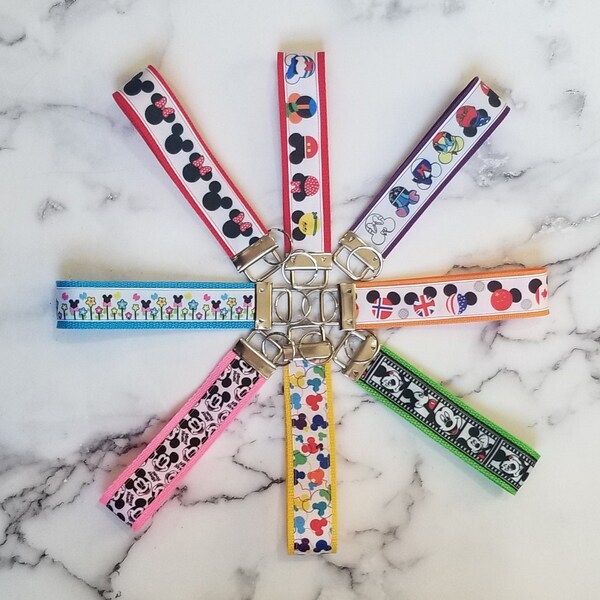 Mickey Mouse Key Fob - Etsy