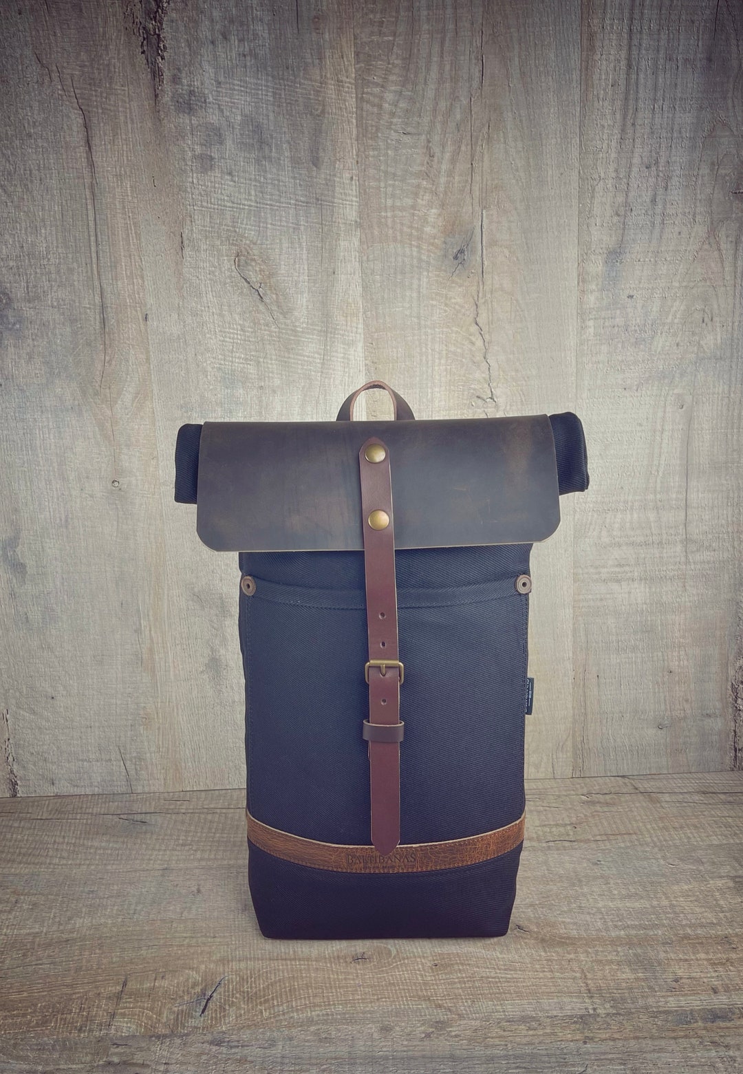 Waterproof Canvas Bicycle Saddlebags, Small Canvas Backpack, Waxed ...
