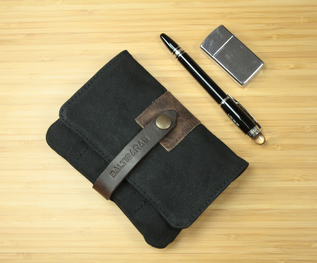 Waxed Canvas Tobacco Pouch, Handmade Tobacco Pouch, Small Canvas Pouch ...