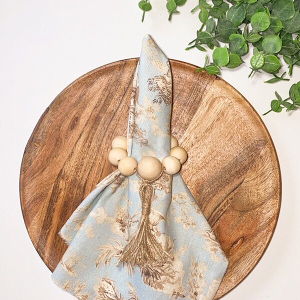 Bead Napkin Rings - Etsy