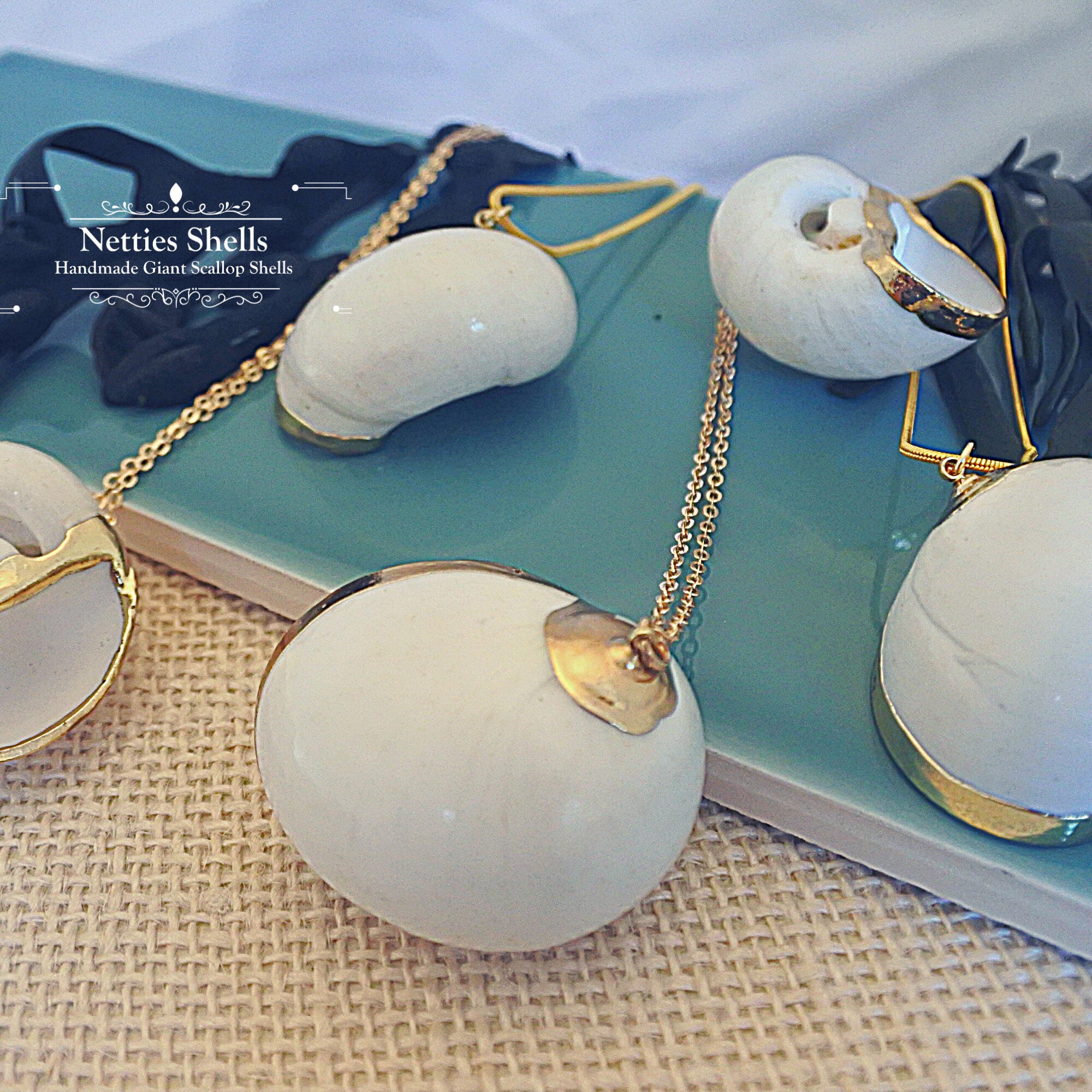 Sea Shell Necklace. White Conch Shell Necklace. Boho | Etsy