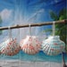 Pink Flamingo Giant Scallop Shell Decoration for Hanging - Etsy
