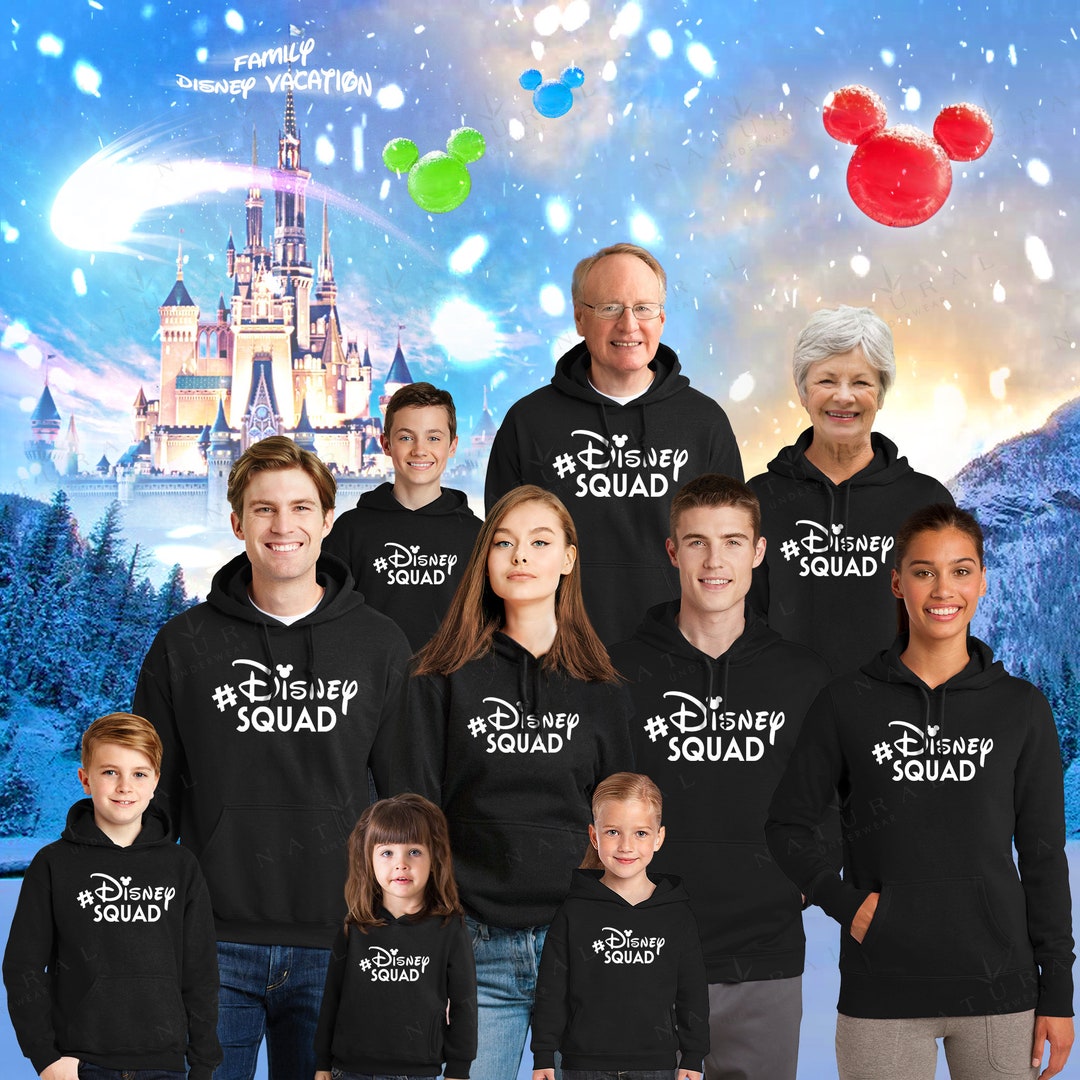 Disney Squad Matching Family Hoodies for Adult Men Women Youth Kids ...