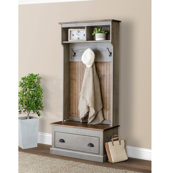 Hall Tree With Bench - Etsy