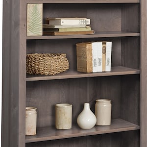 Vienna - Mid Century Modern Bookcase - 6ft / Solid Maple Wood / Amish ...