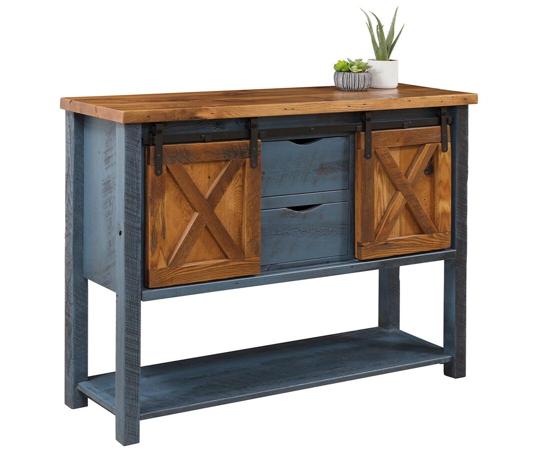 Ingrid - Reclaimed Barn Wood Sideboard Cabinet - FREE SHIPPING - Etsy