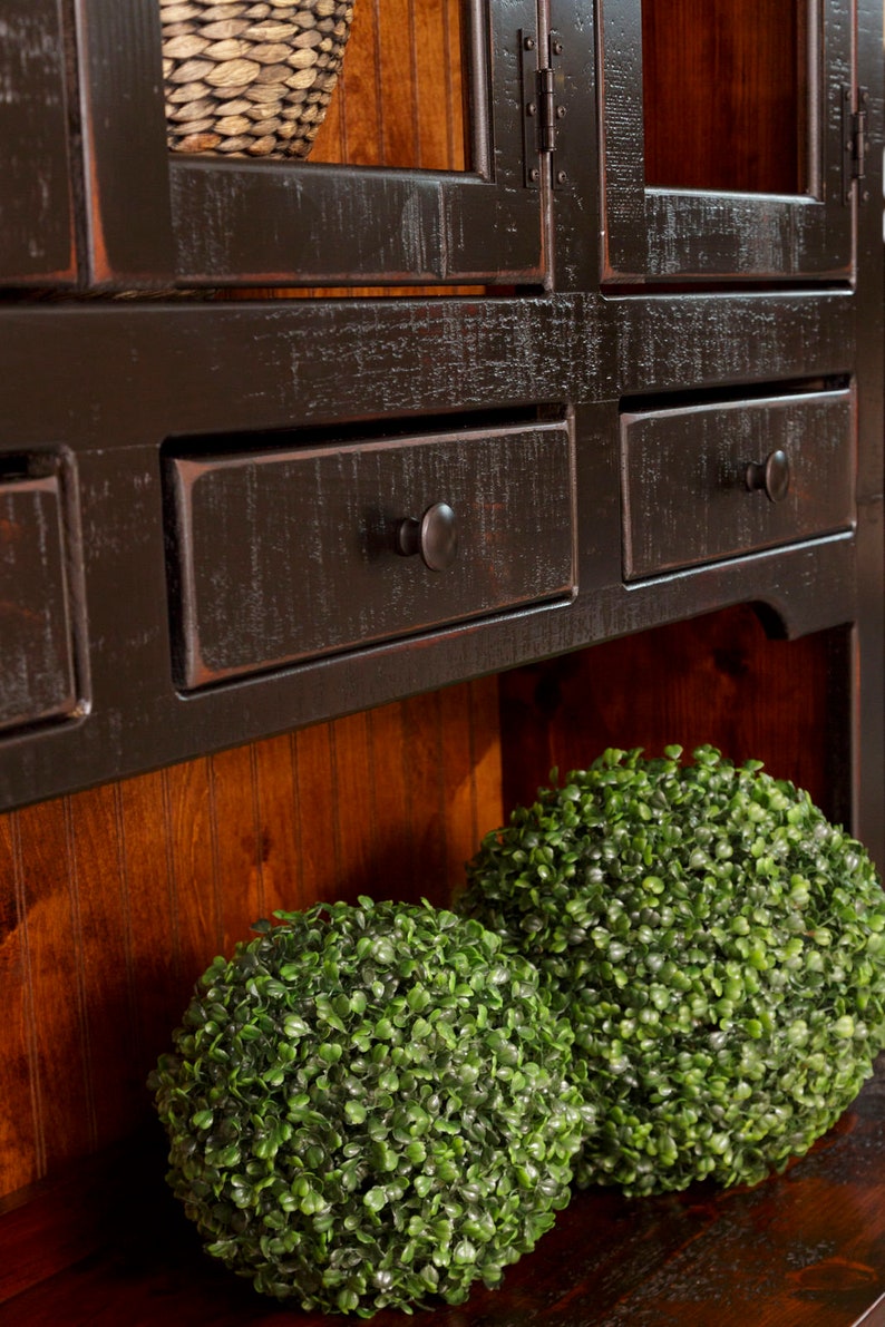 Colonial Amish Large 4-door Dining Hutch American Made - Etsy