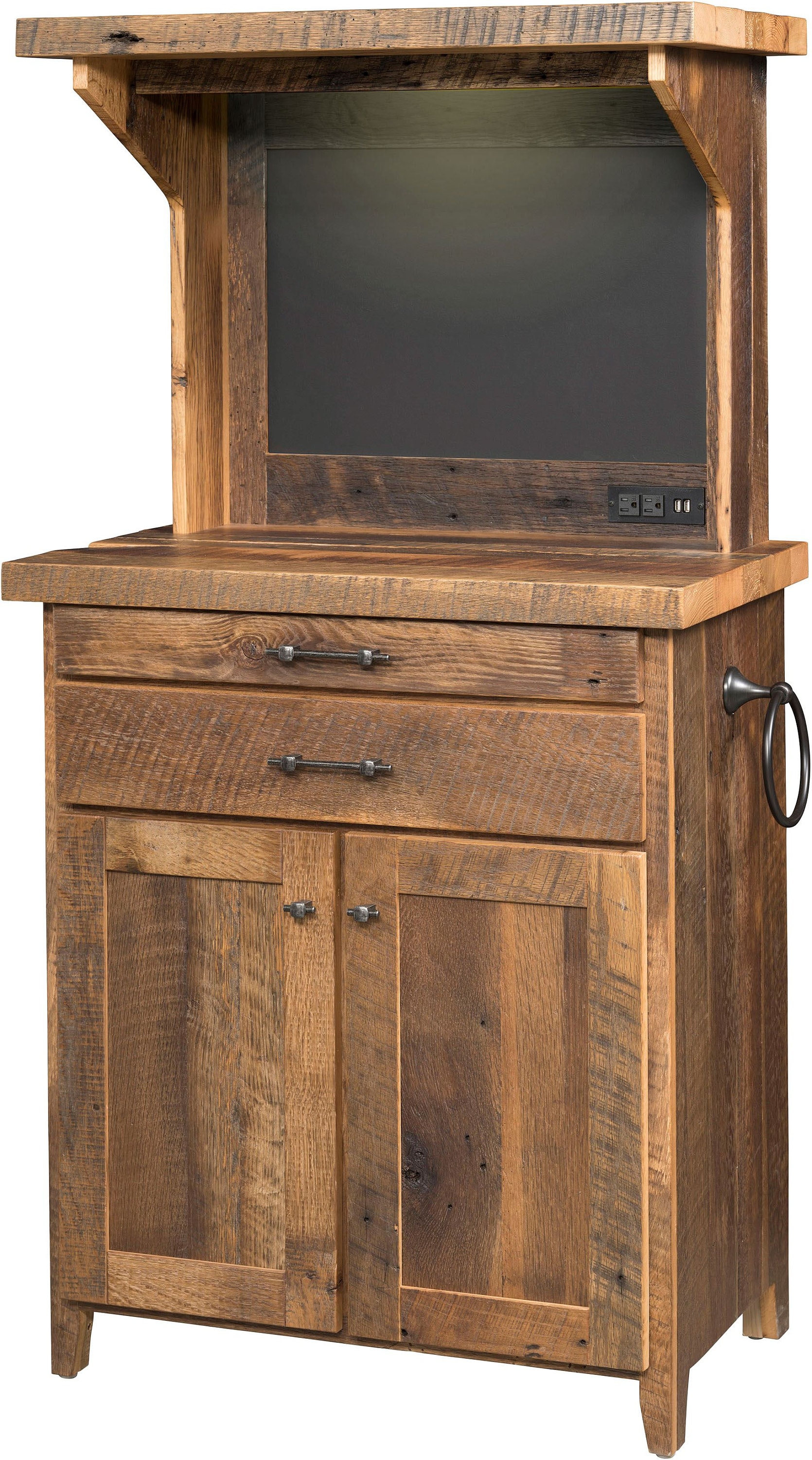 Reclaimed Barn Wood Coffee Bar - Amish Handcrafted - American Made ...