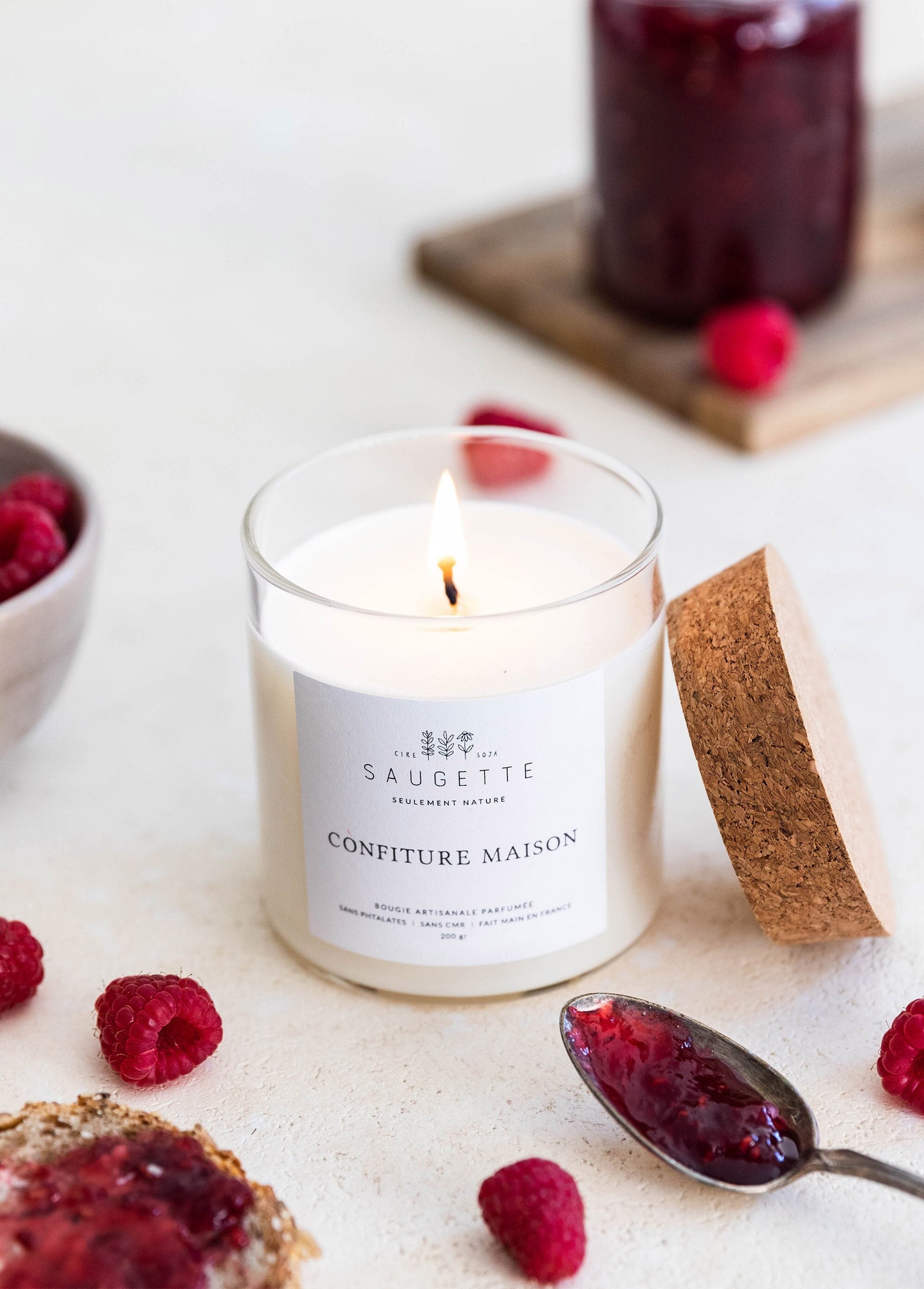 Homemade Jam Handmade Candle Scented With Natural Soy Wax Etsy Canada