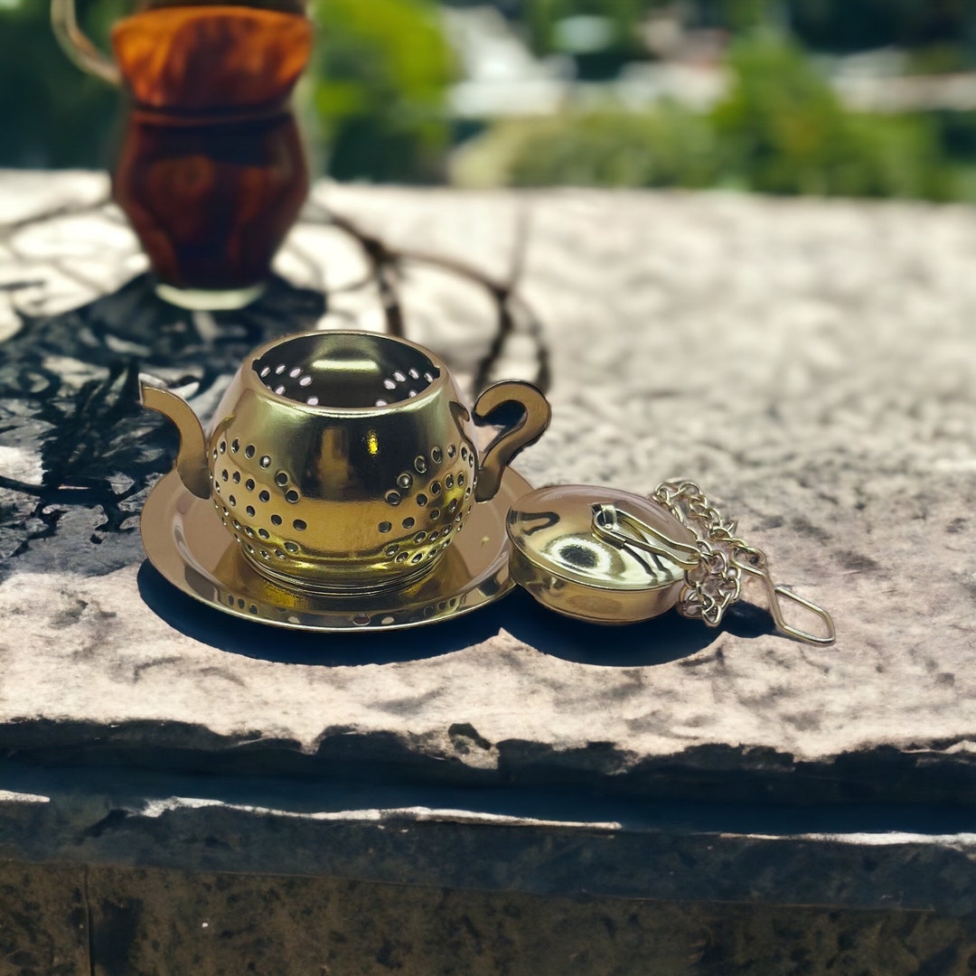 Metal Tea Strainer Tea Leaf Infuser Stainless Steel Tea Filter Reusable ...