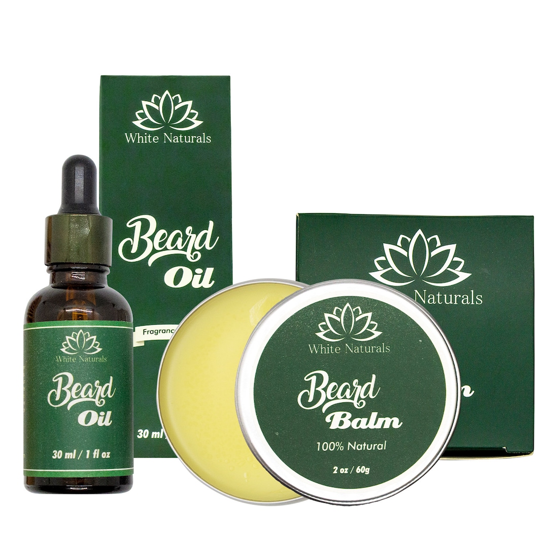 Beard Balm & Oil Kit for Men, Organic Beard Conditioning, Great for ...