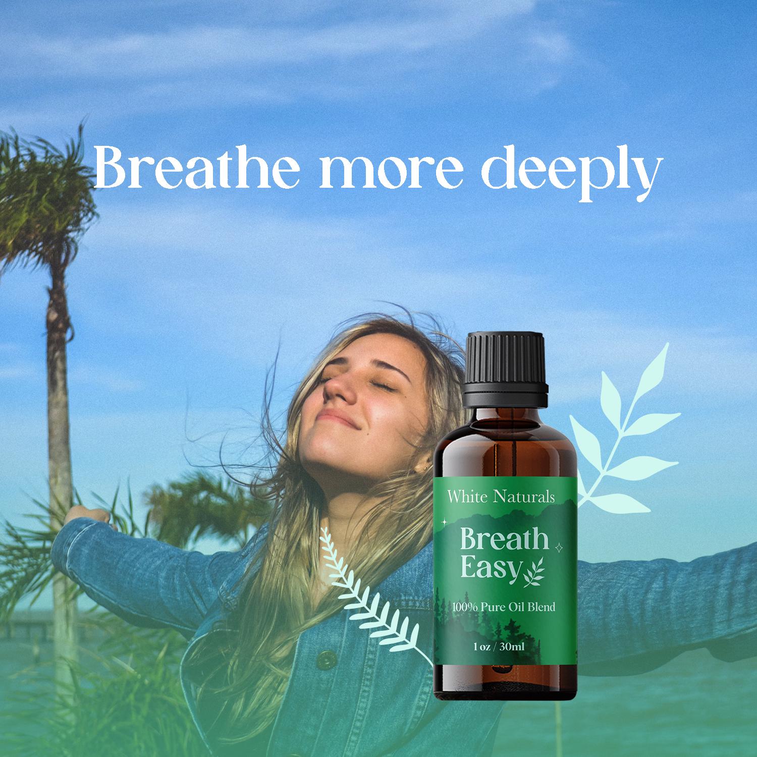Breathe Easy Essential Oil Blend, 100% Pure Aromatherapy Oil (1oz) - Etsy