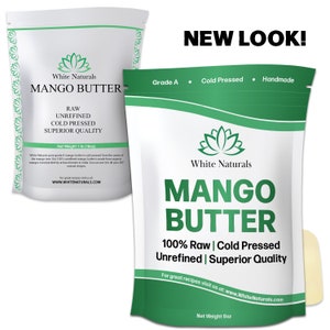 Raw Mango Butter (1 Lb) Unrefined, Natural, Organic, Amazing Skin ...