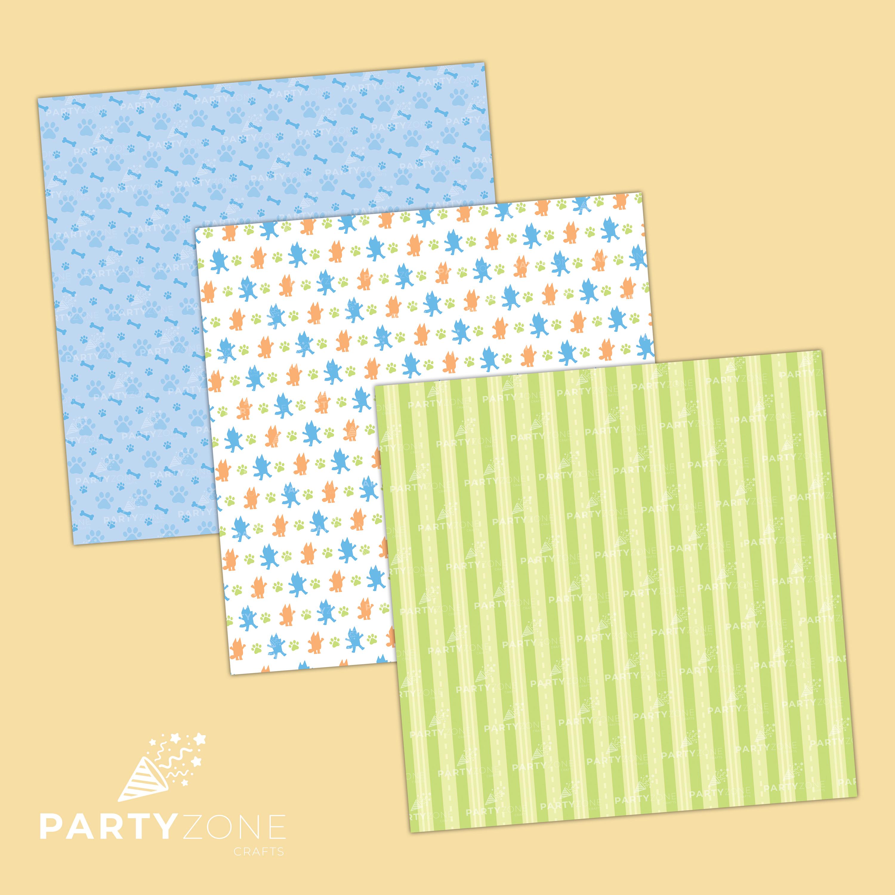 Bluey Digital Paper Pack, Bluey Dog Birthday, Bluey & Bingo Party ...