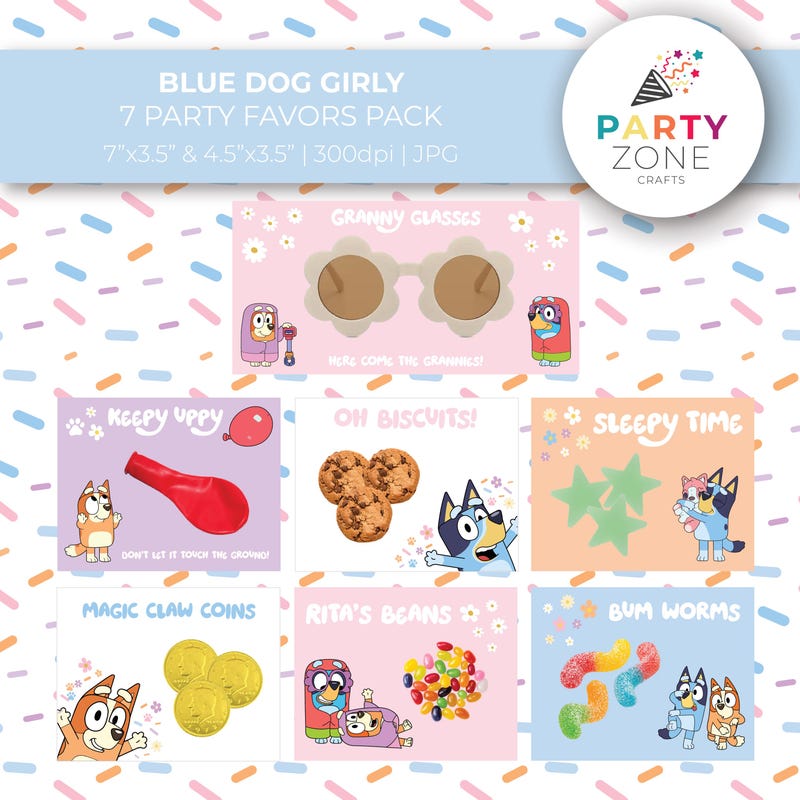 Bluey Party Favor - Etsy