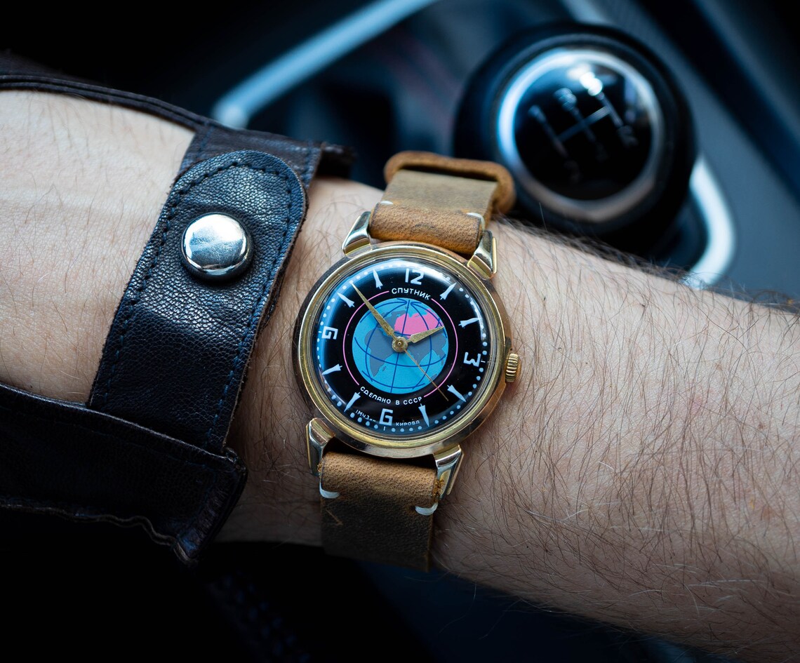 Soviet Watch Satellite '' Vintage Watch Mens - Etsy