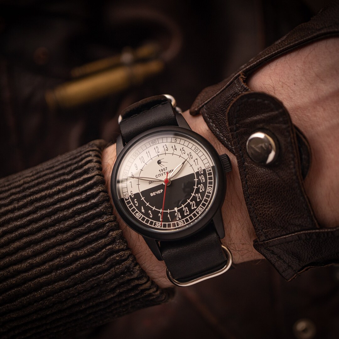 Automatic Watch Afternoon Evening 24h Watch 24 Hours Watch - Etsy