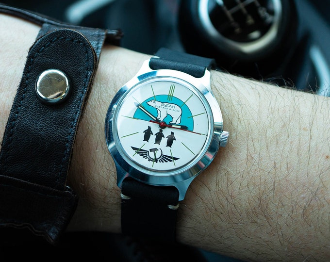 Polar Bear Watch, Buran Polar Watch, Antarctica Watch Vostok, Vintage ...