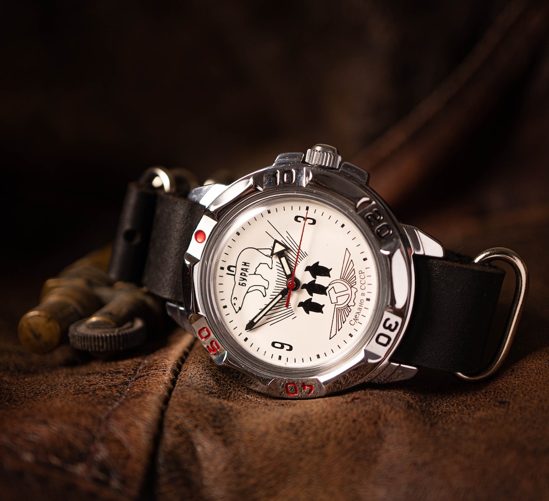 Soviet Watch, Buran Watch, Antarctica Watch Vostok, Vintage Watch, Mens ...