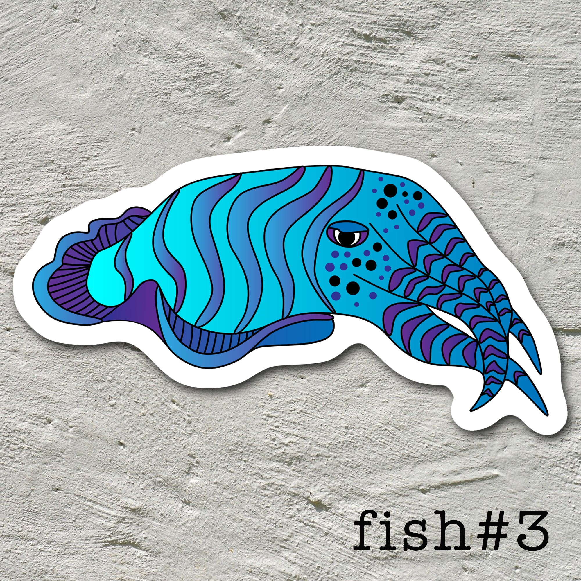 Coral Reef Stickers Fish Collection - Etsy