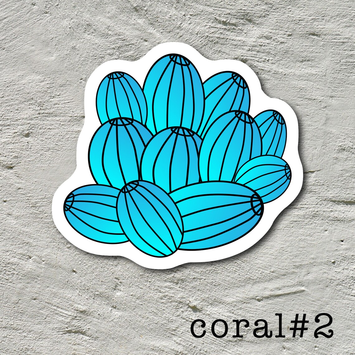 Coral Reef Stickers Coral Crazy Collection - Etsy