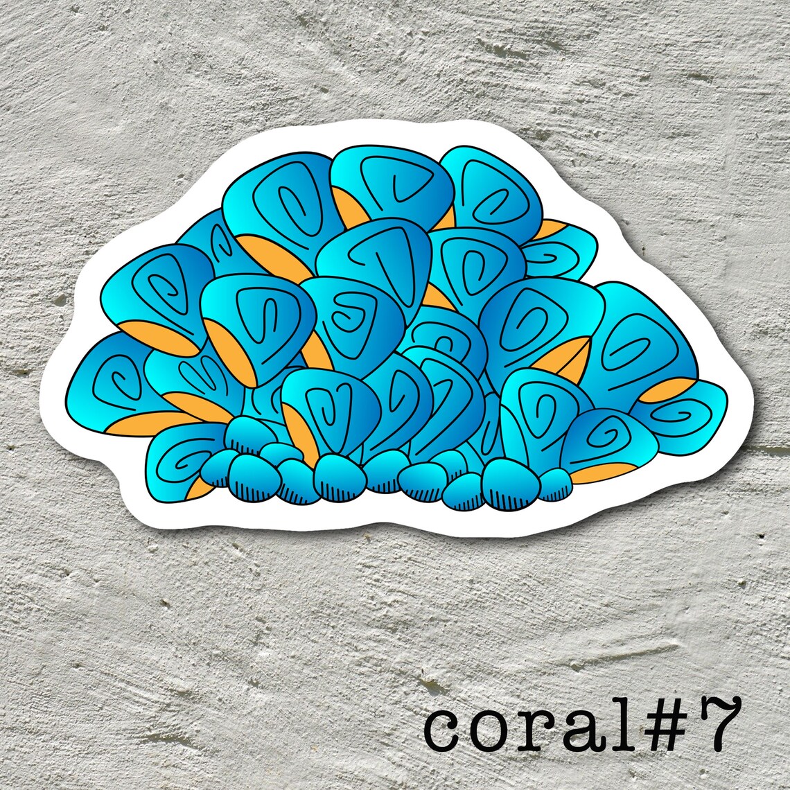Coral Reef Stickers Coral Crazy Collection - Etsy