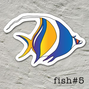 Coral Reef Stickers Fish Collection - Etsy