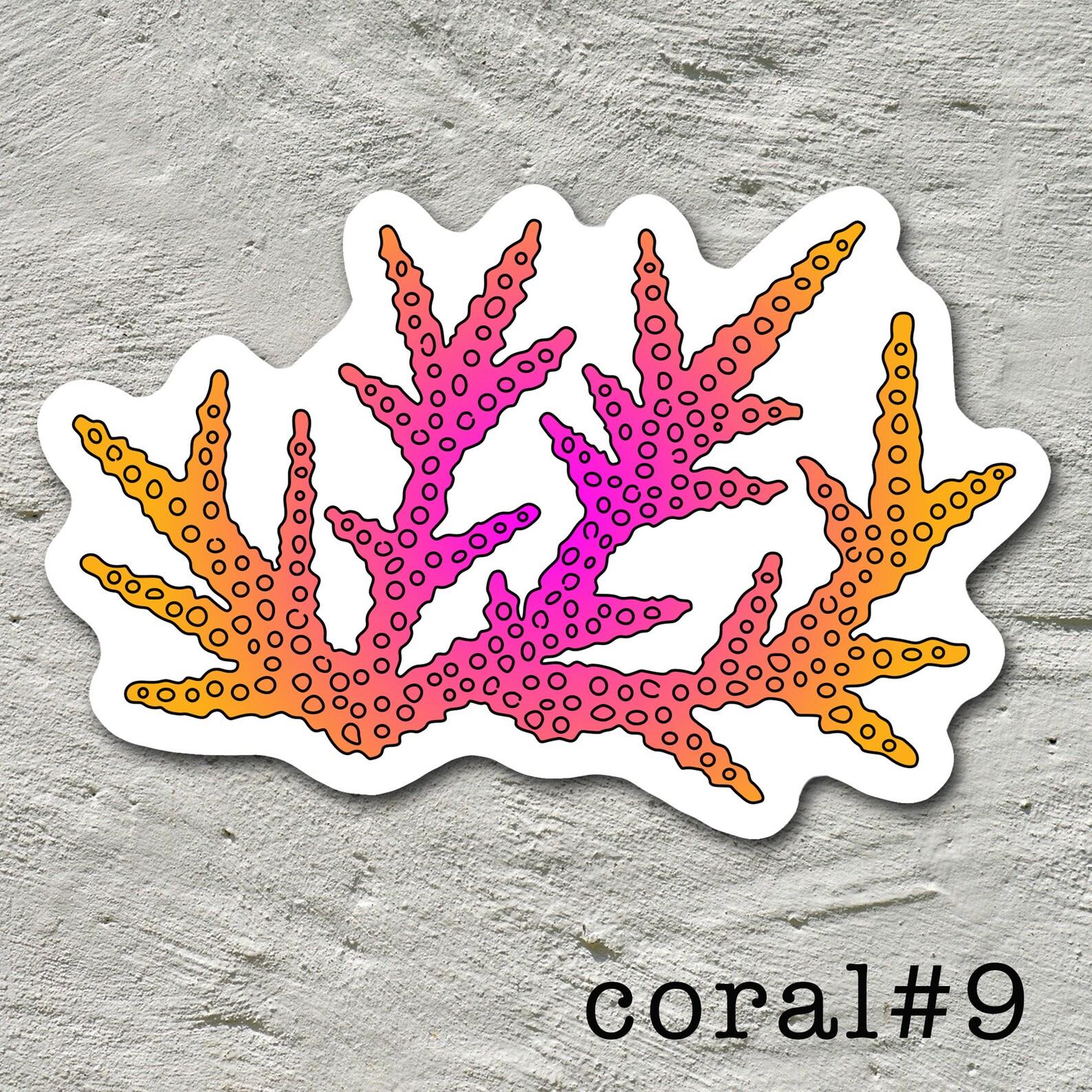 Coral Reef Stickers Coral Crazy Collection - Etsy
