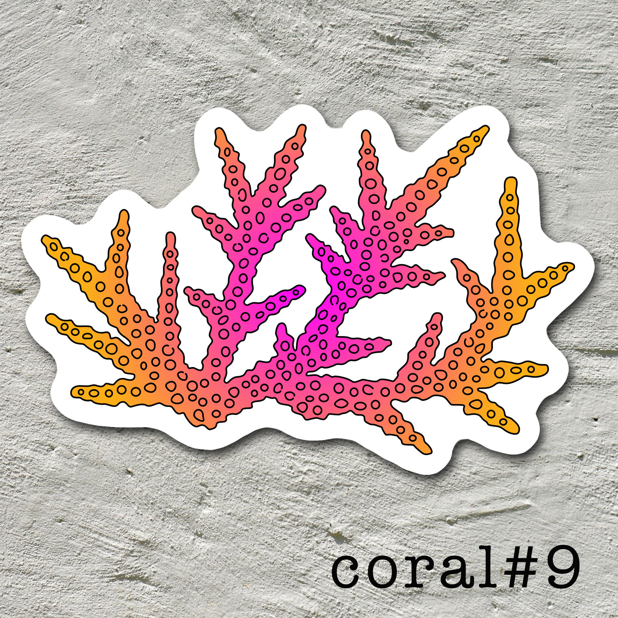 Coral Reef Stickers Coral Crazy Collection - Etsy